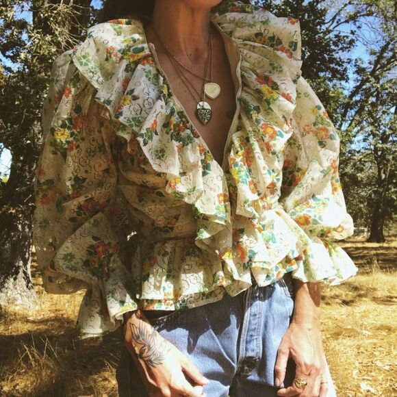 Vintage | Tops | Vintage7s Dream Prairieblouse | Poshmark